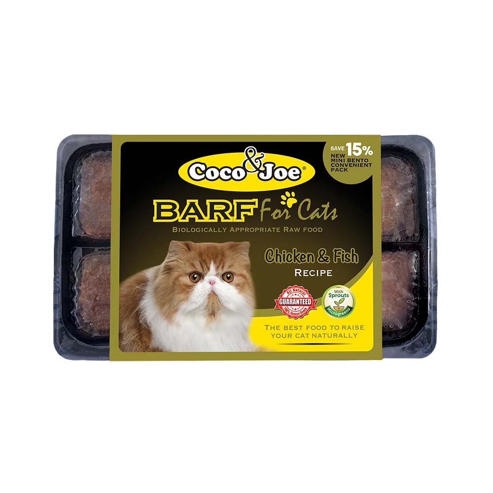 Coco&Joe Chicken and Fish BARF for Cats | Delivery in Malaysia