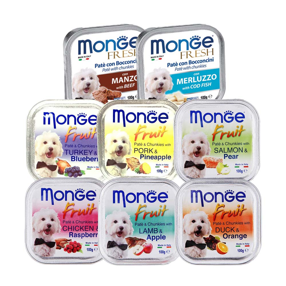 Monge Fruit Dog Food Taster Pack | Delivery in Malaysia