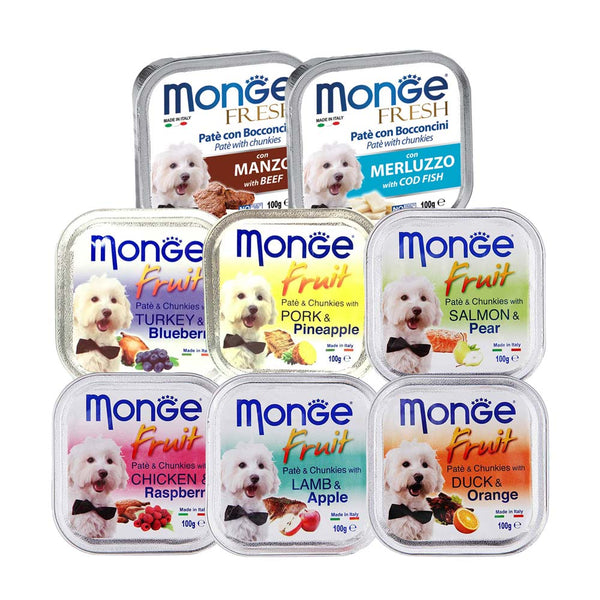 Monge Fresh & Fruit Dog Food Random Mix | Delivery in Malaysia