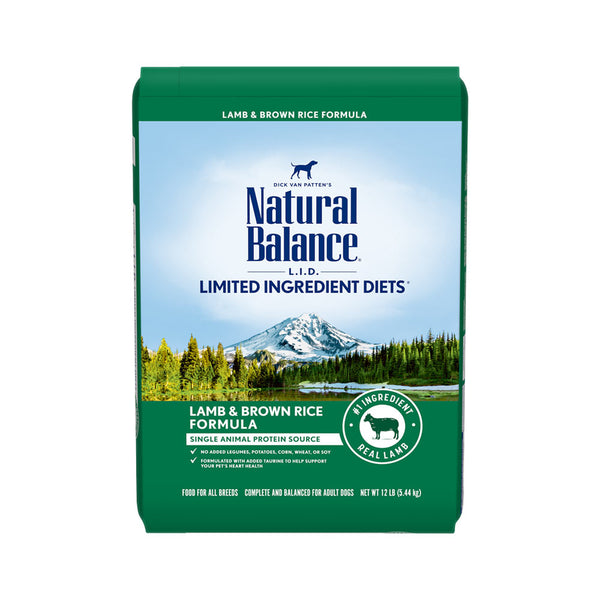 Natural Balance Lamb & Brown Rice Dry Dog Food | Delivery in Malaysia